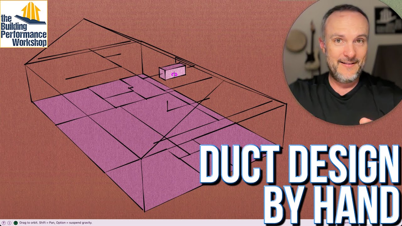 Manual D Duct Design by Hand: ACCA HVAC Design Calcs with TEL, Static Pressure, & Friction Rate