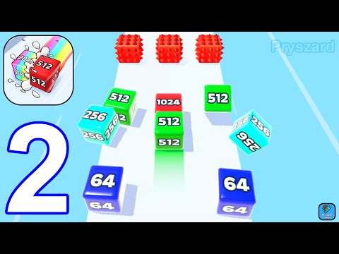 Jelly Run 2048 - Gameplay Walkthrough Part 2 256K Unlocked (iOS,Android Gameplay)