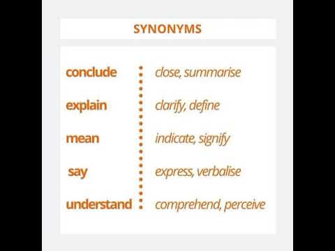 Another synonyms list