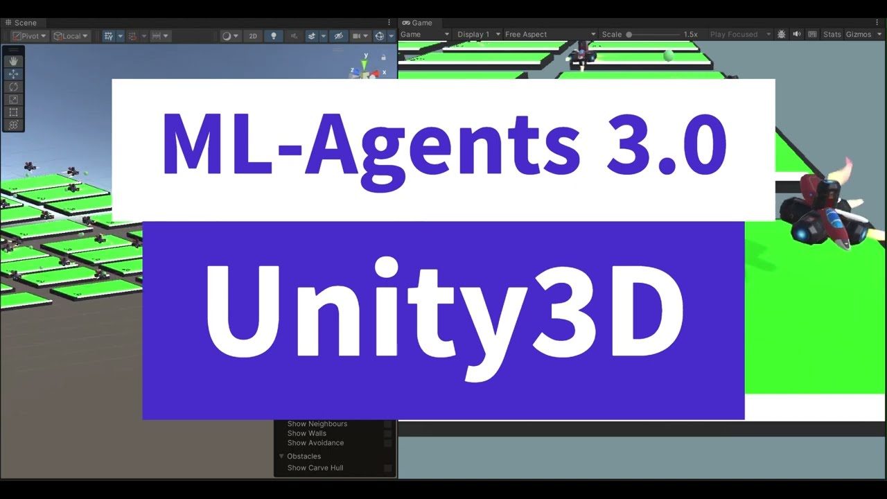 MLAgents : Force based example with github link