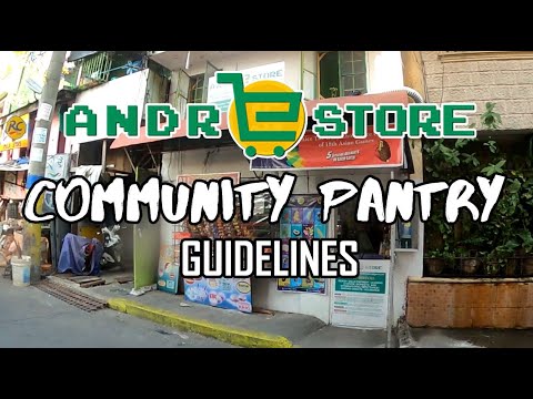 Andre E Store Community Pantry Guidelines | Christian Kevin Reyes Vlogs
