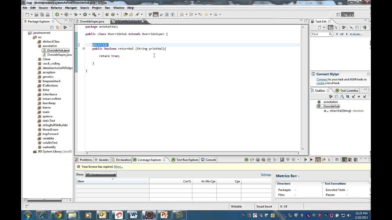Explain @Override annotation in java interview interviewdot