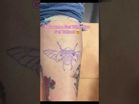 Check out this insanely gorgeous June Bug GWYG tattoo! ππͺ² Our artist Sydney made the beetle look