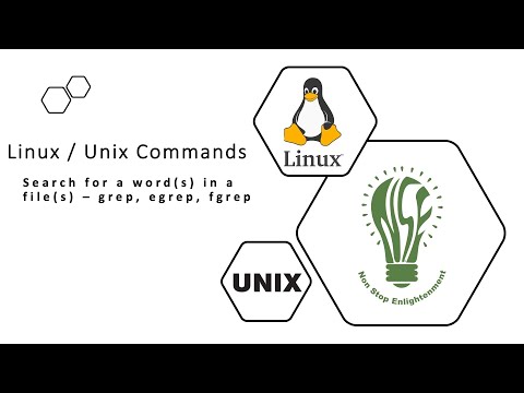 #16 | Searching for words in files | | Linux/Unix Commands | grep | egrep | fgrep