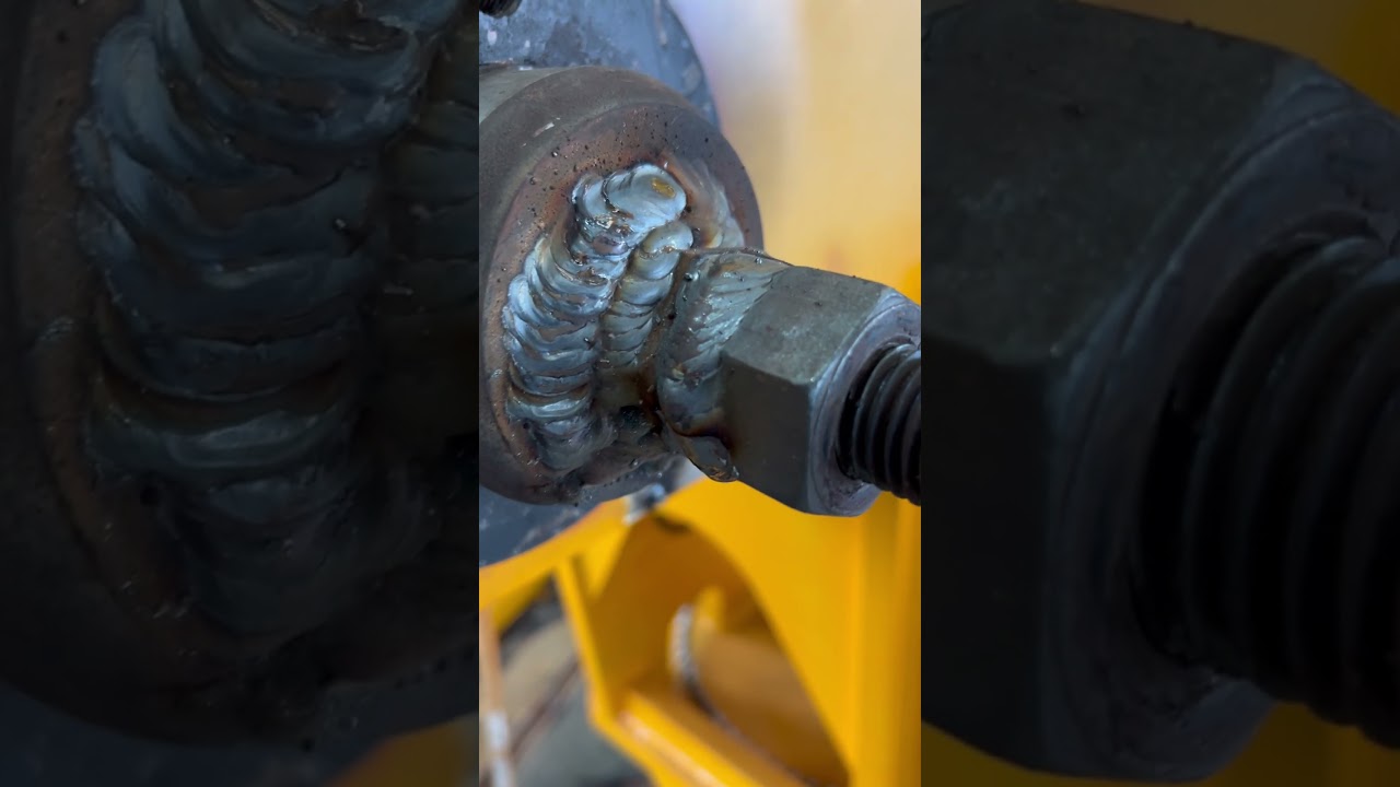 Trying to pull boom pin out with a porter power hydraulic jack