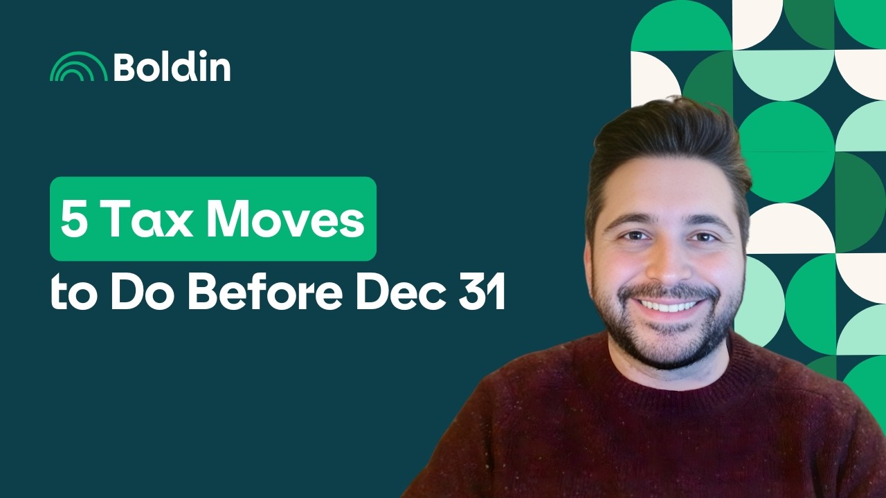 5 Tax Moves to Do before Dec 31
