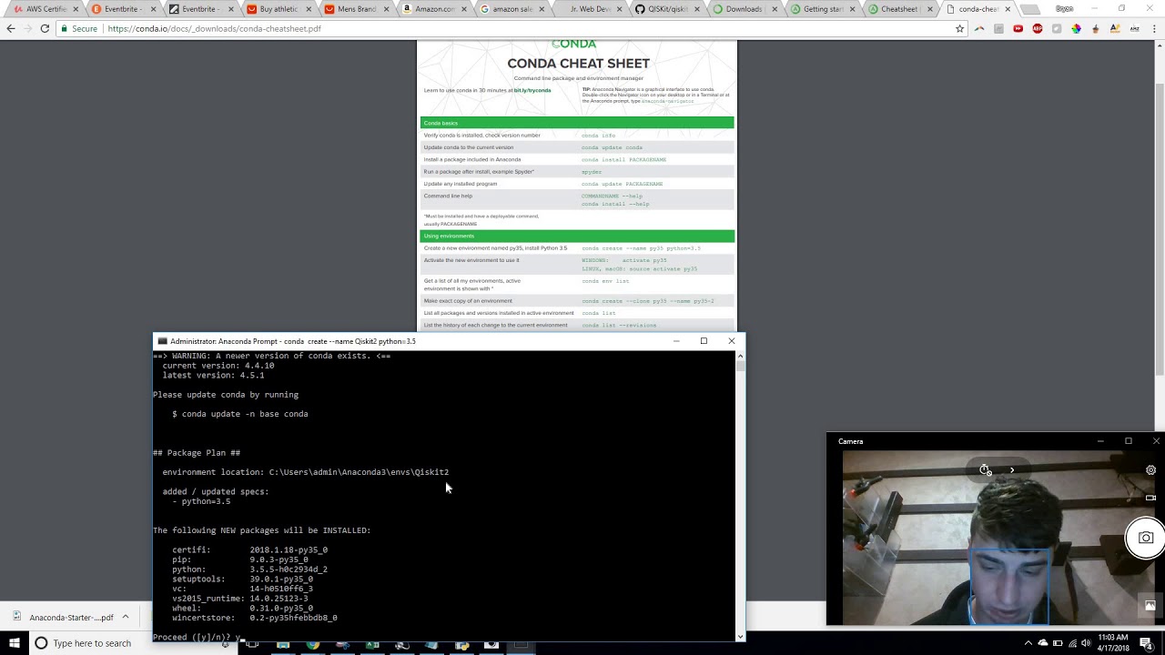 Lecture 3 - Installing Qiskit for windows Quantum Programming in Python