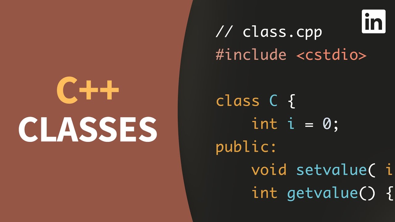 C++ Tutorial - Intro to CLASSES