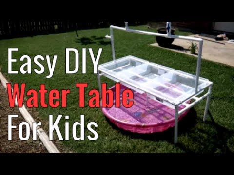 PVC Summer Water Table For Kids | Plastic 'How To' Tips & Projects