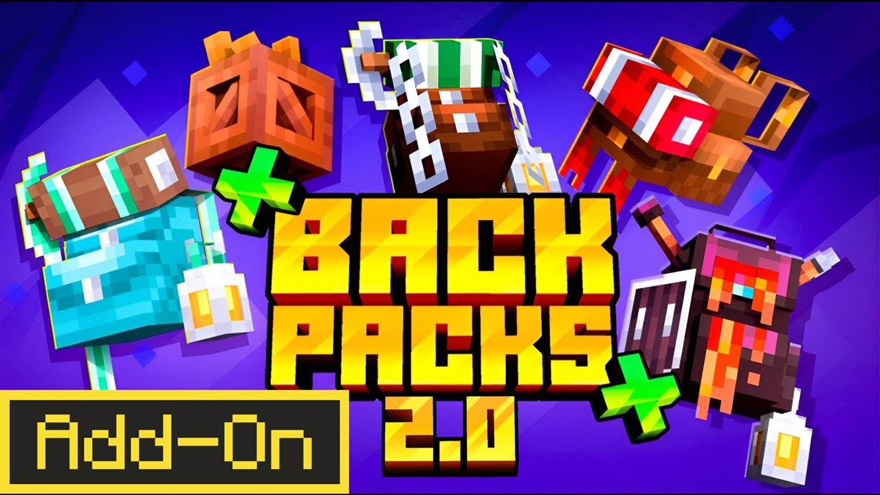 I Tried the NEW Backpack++ 2.0 Addon... and It’s INSANE! (Minecraft Bedrock)