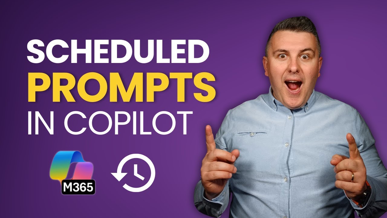 Microsoft 365 Copilot AI Assistant Scheduled Prompts - Best U...