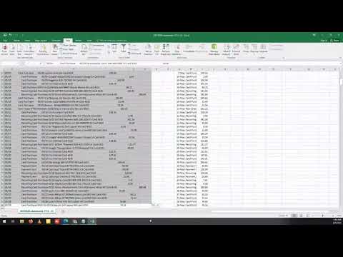 Converting Pdf to CSV and uploading manually to QBO