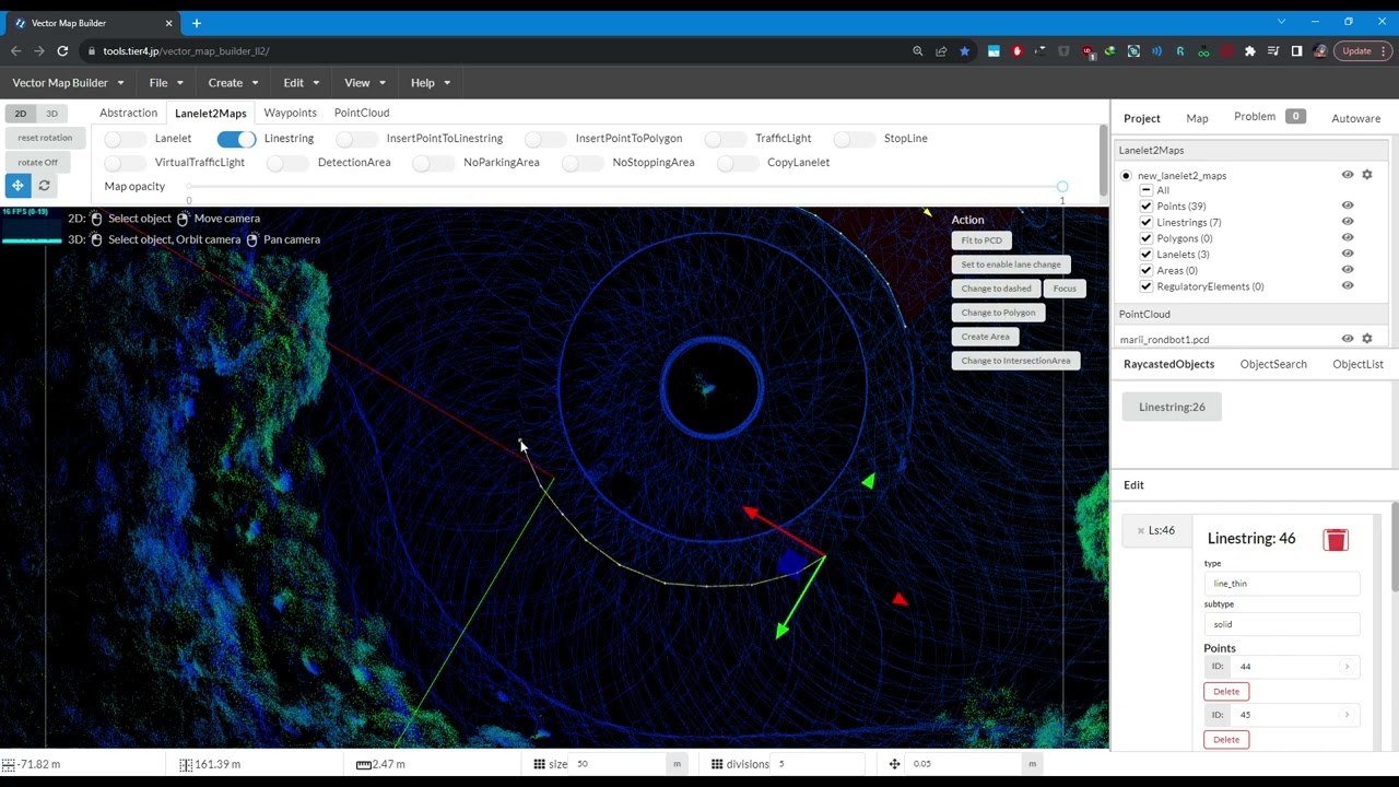 making lanelet2 with tier4 vector map builder
