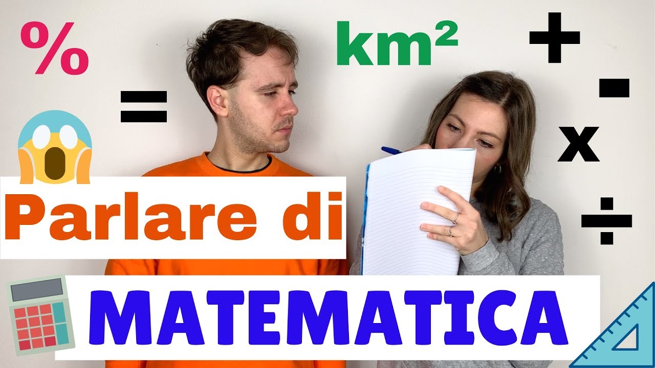 Talking about MATHS in Italian: plus, minus, times, divided by, percent ...