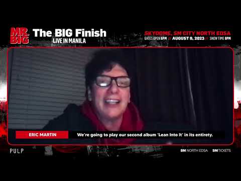 ERIC MARTIN - #MrBiginManila2023 Greeting Video