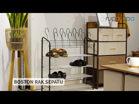 Jual Informa Boston Rak Sepatu 4 Tingkat Hitam Terbaru | Ruparupa