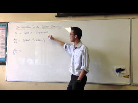 Second Derivative: A Physical Analogy