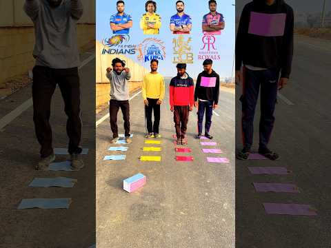 RCB vs CSK vs MI vs RR colour passa challenge.@6GAMETIMES#shorts#ipl#rcb#csk#rr#mi