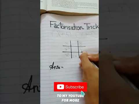 Factorisation Easy Trick || polynomial class 9 ||class 9 maths chapter 2 || polynomial