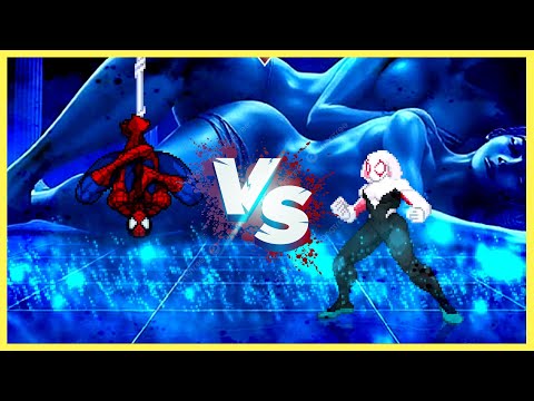 Spiderman Vs Spider Gwen | MARVEL VS CAPCOM MUGEN
