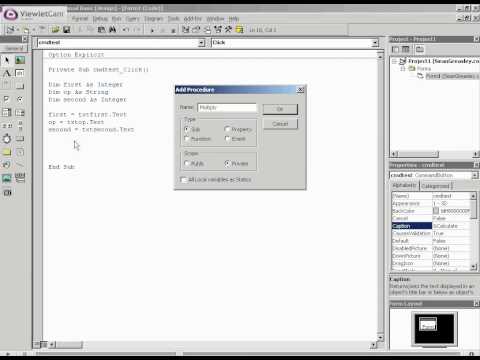 Visual Basic (VB) Tutorial - 5.4 - Procedures and Parameters [TutorialGenius.com]