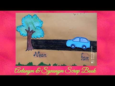 Antonym & Synonym TLM for students || Innovative TLM making for English Teaching Learning Process👩🏫