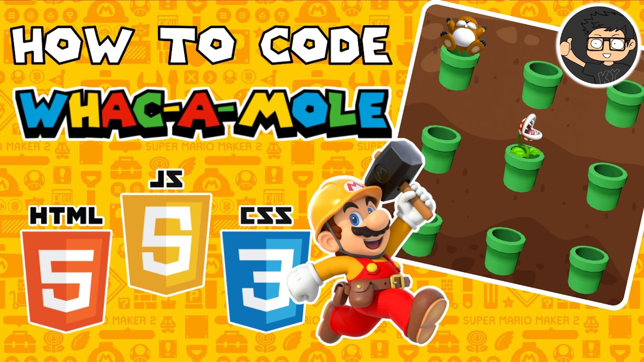 Whack a Mole Game in Javascript HTML CSS