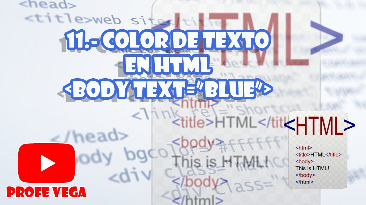 11 - Color de texto en HTML
