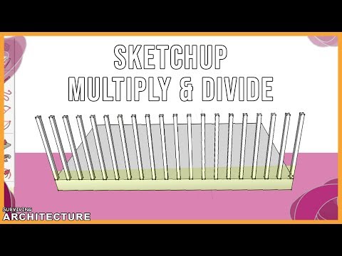 Sketchup Tutorial: Object Spacing | Architectural Design