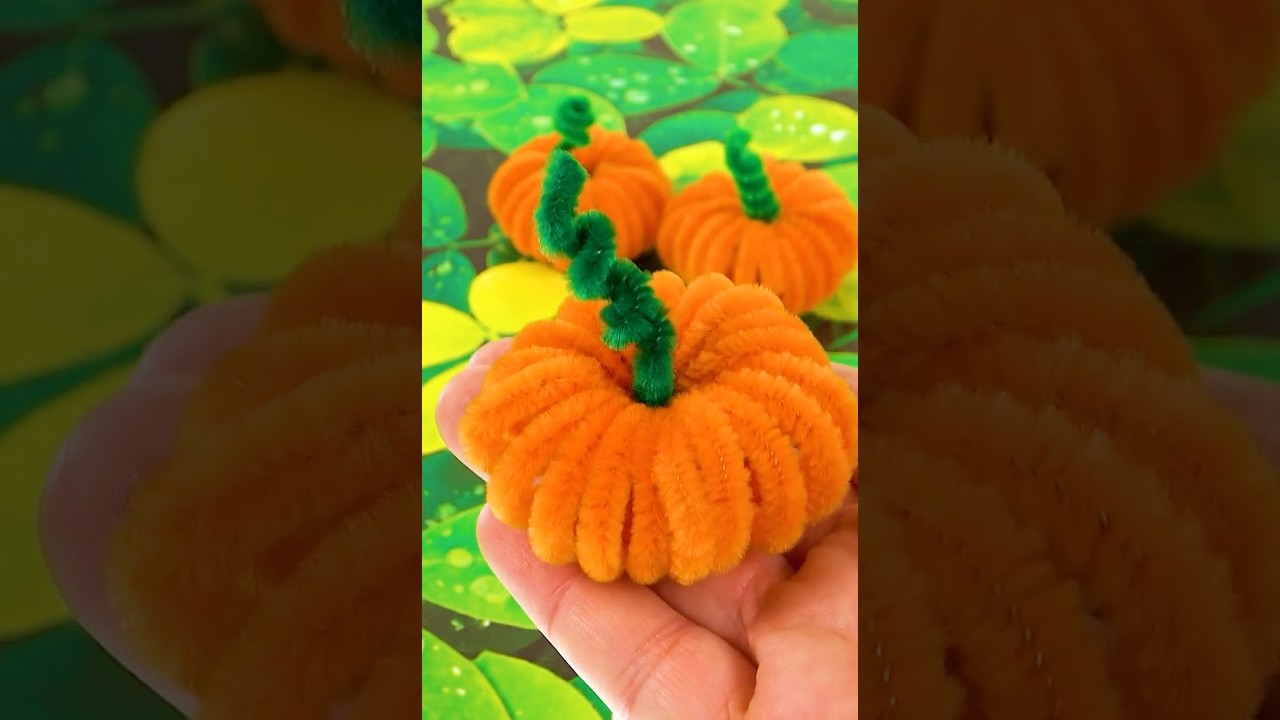 DIY Pipe Cleaner Pumpkin
