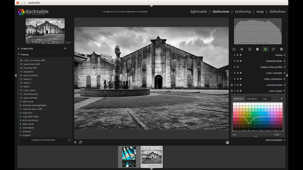 Darktable: um breve tutorial