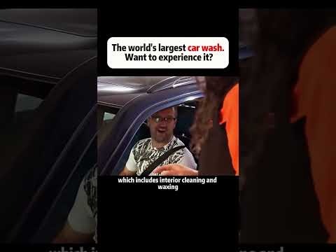 Largest Efficient car wash! β¨ππ§Ό #CarWash #Efficiency #Savings #CleanCar #AutoDetailing