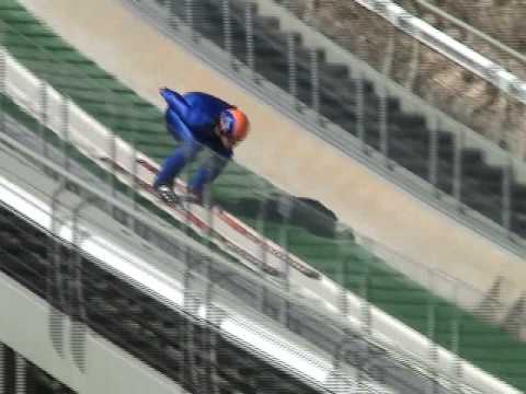 Nick Fairall in Ski Jumping technique Video | NYSEF Nordic