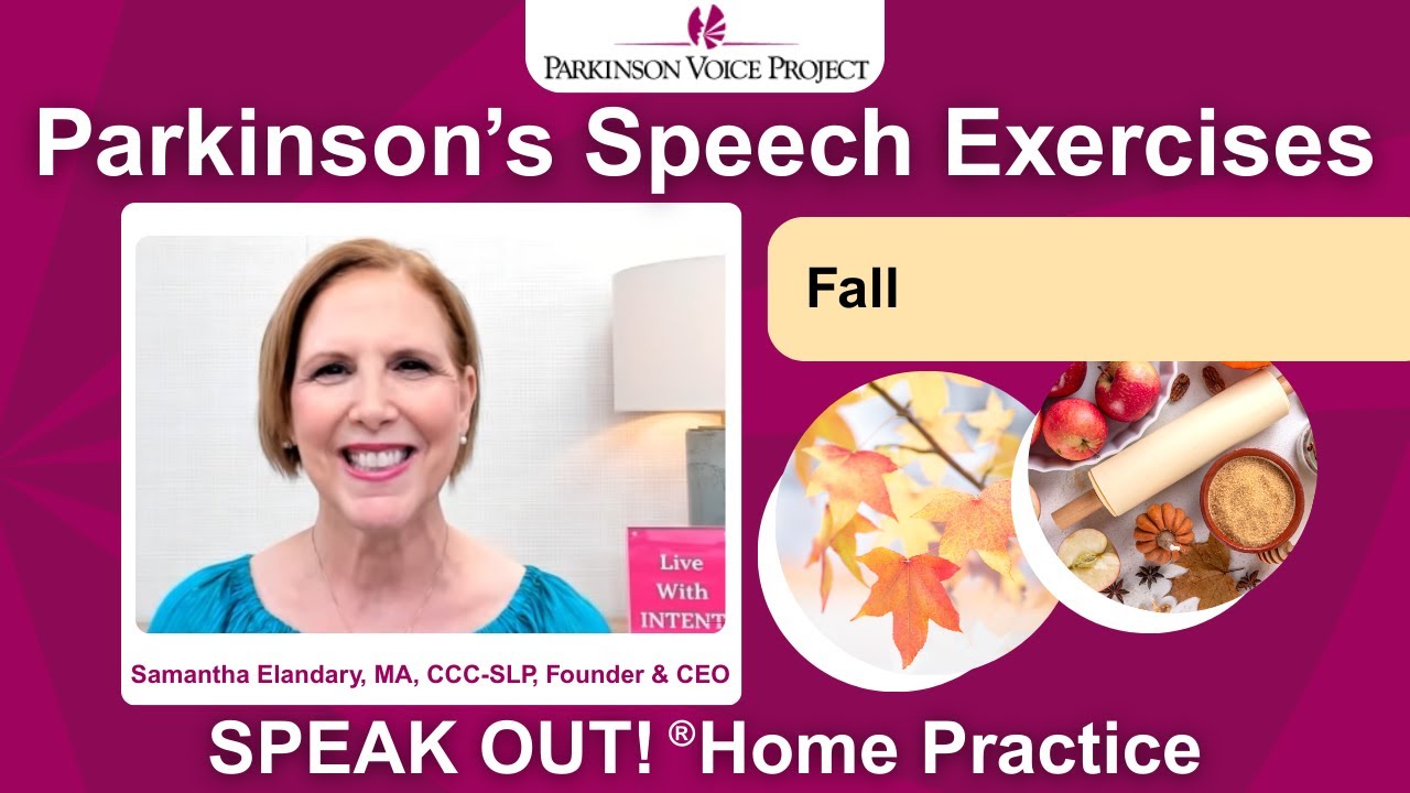 SPEAK OUT! Home Practice Sessions: FALL