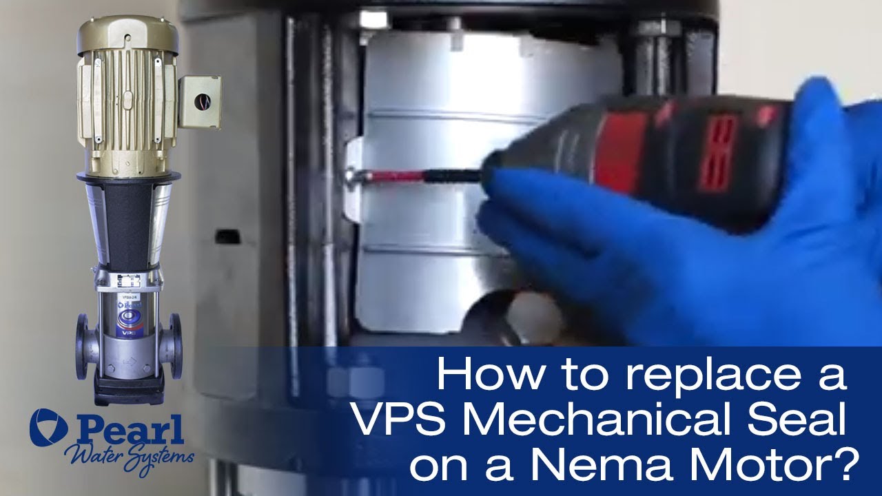 Step-by-Step guide about how to replace the Mechanical Seal on a Water Pump NEMA Motor