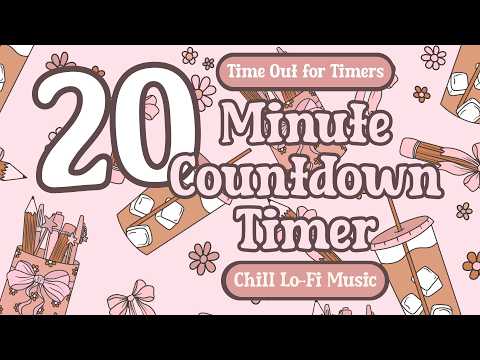 20 Minute TEACHERCORE Countdown Timer for the Classroom with Relaxing Lofi Music and Alarm