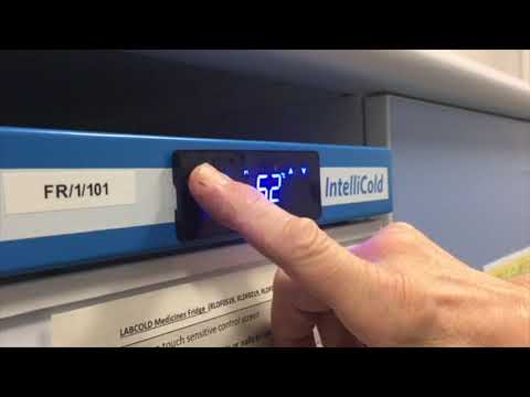ELHT Fridge One temperature read and reset