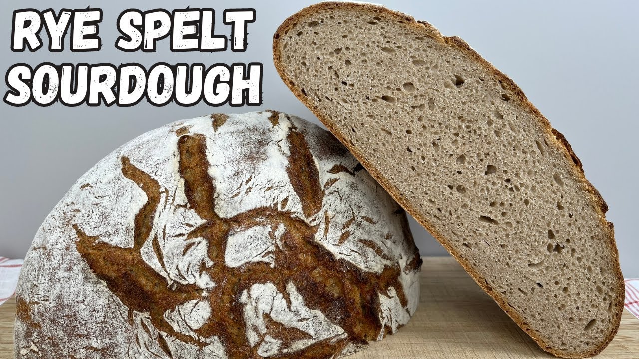 How to Make Beautiful 70 30 Rye Spelt Sourdough Bread | German Sourdough Bread with Starter