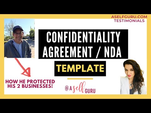 Confidentiality agreement template review (NDA) by Ken- protect your business legally