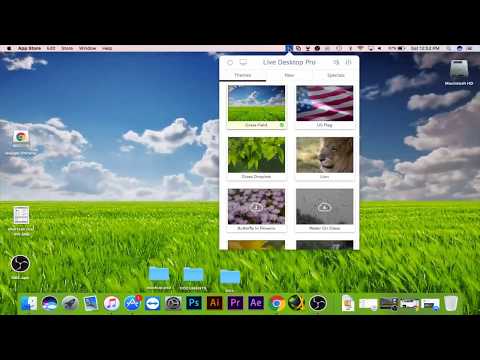 Set Live Wallpapers & Animated Desktop Backgrounds in MAC OS