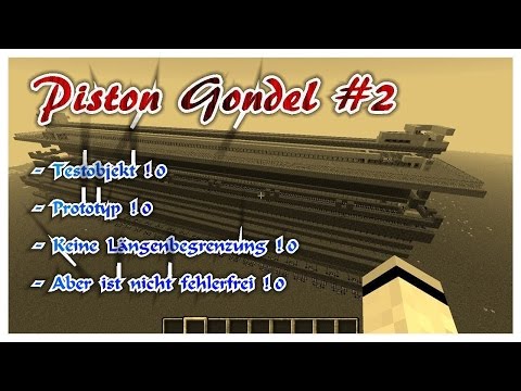 Piston Gondola Minecraft Map