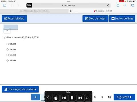 Viewing HMH Assessment in Spanish