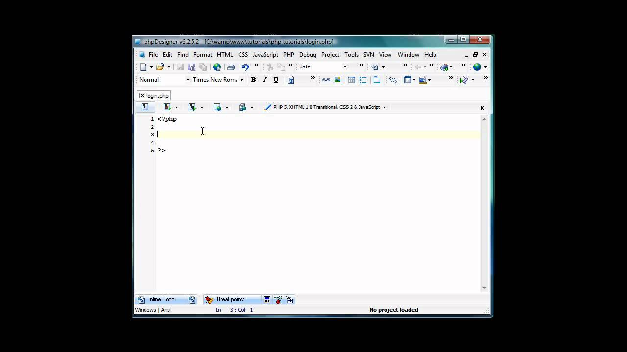 PHP Login/Register Tutorial - Part 1