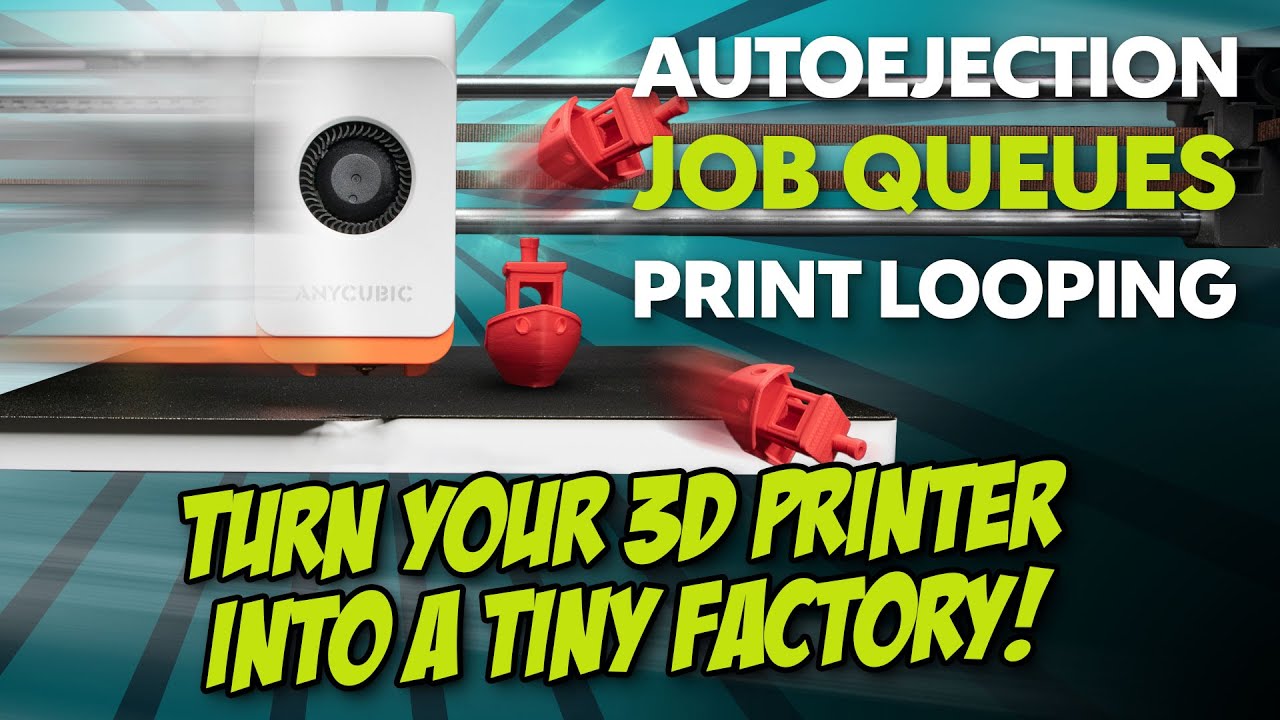 How to Auto-Eject Prints & Queue or Loop Jobs on Your 3D Printer!!