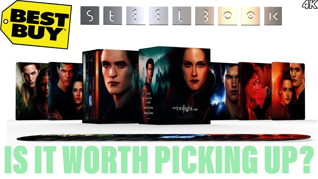 The Twilight Saga 15th Anniversary 4K #steelbook #unboxing and #review | #fyp #viral