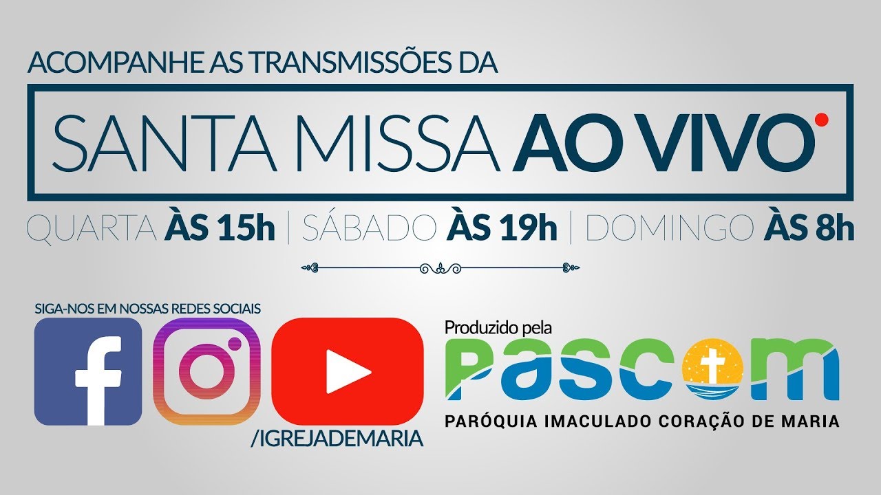 Paróquia Imaculado Coração de Maria ao vivo