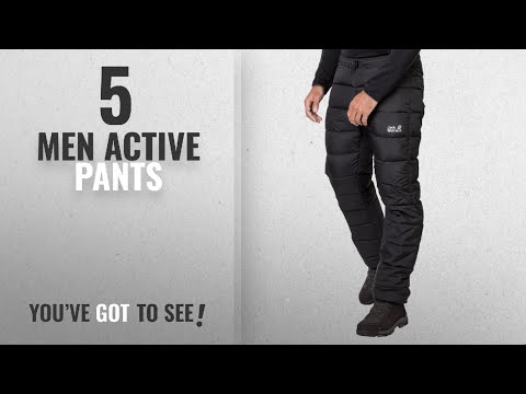 Jack Wolfskin Active Pants [ Winter 2018 ]: Jack Wolfskin Men's Atmosphere Pants, Black, X-Large