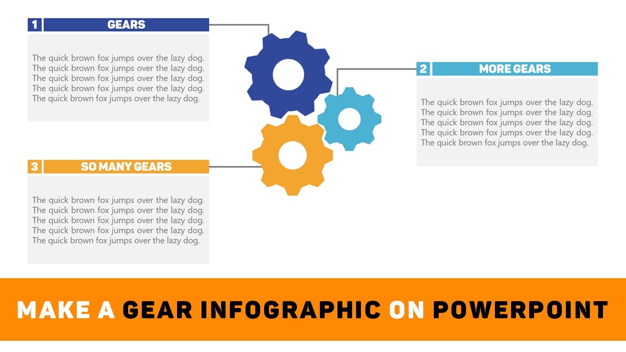 Let's Make a Gear Infographic on Powerpoint