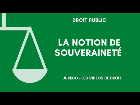 The concept of sovereignty (definition)