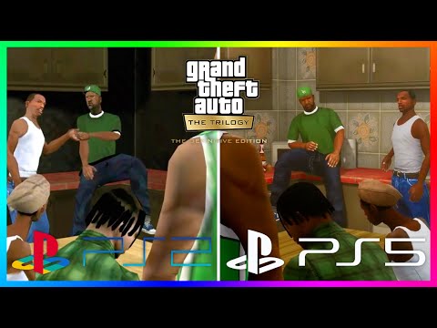GTA Trilogy: The Definition Edition - GRAPHICS COMPARISON! PS5 Gameplay VS PS2 Footage! (Trailer)